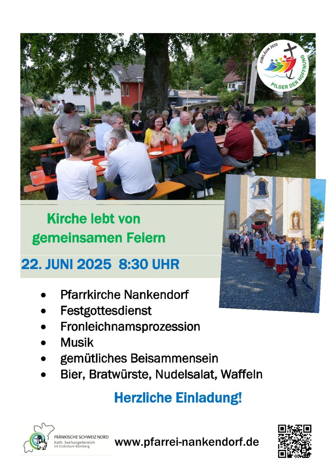 Veranstaltungshinweis: Fronleichnam – Pfarrei St. Martin Nankendorf